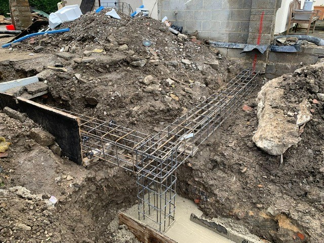 Large wrap round extension in Leeds - Mini Piles